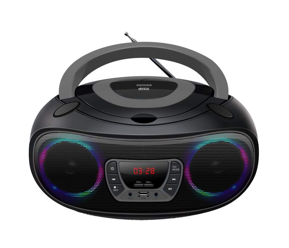 Radio CD Denver TCL-212 Gris | Bluetooth, Radio FM, 4 W RMS