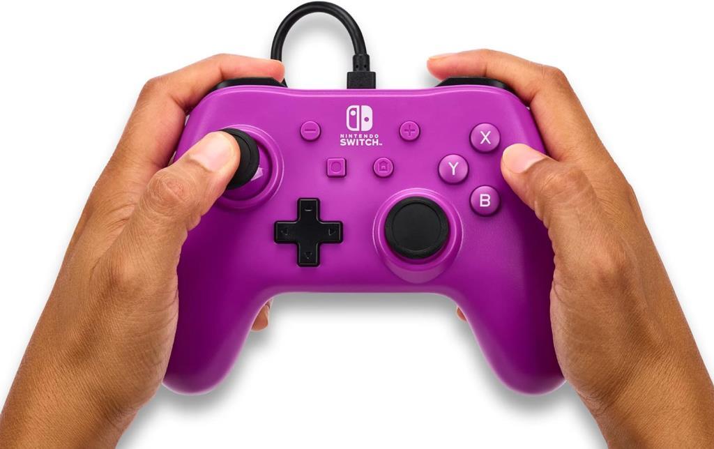 Mando para Nintendo Switch con cable Power A | Grape Purple