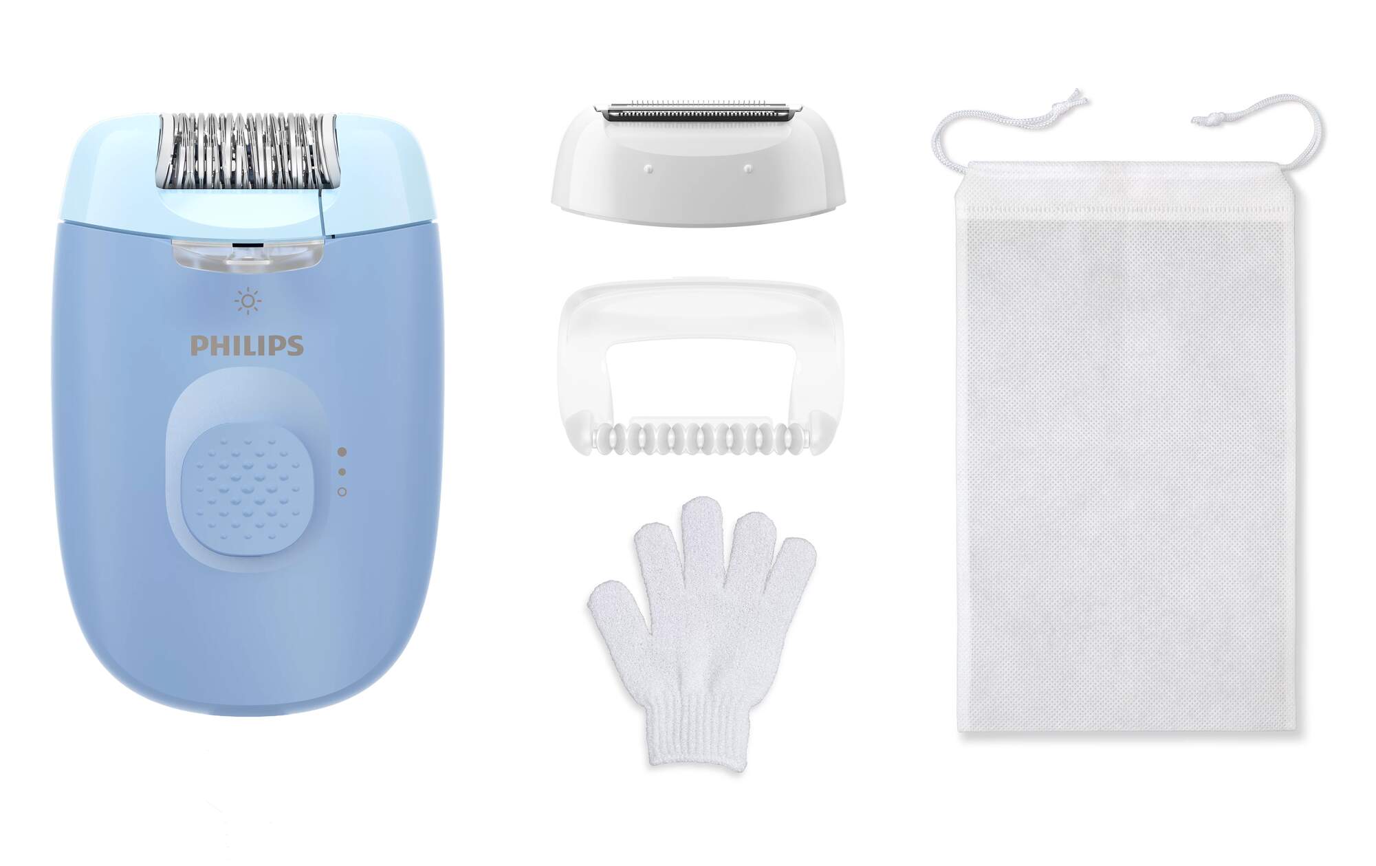 Depiladora Philips BRE247/00 | 2 Velocidades, 4 Acciones, Luz LED
