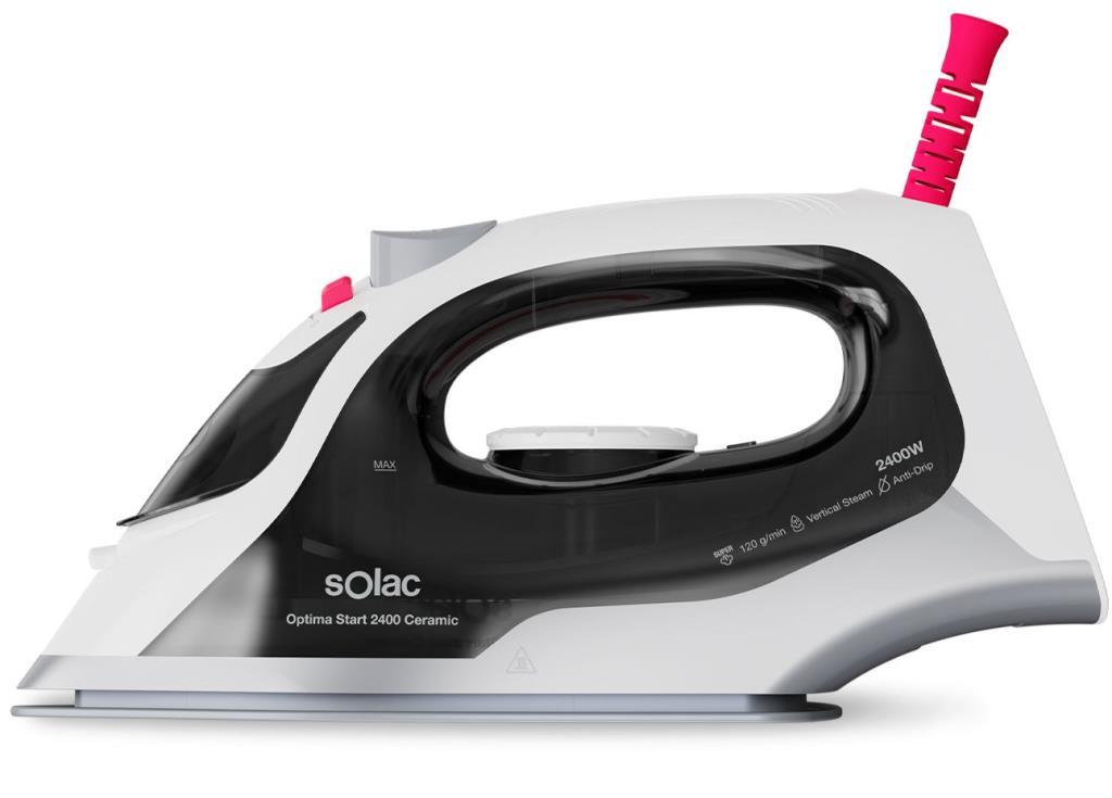 Plancha Solac PV2400 | 2400 W, Golpe de vapor de 120 g/min