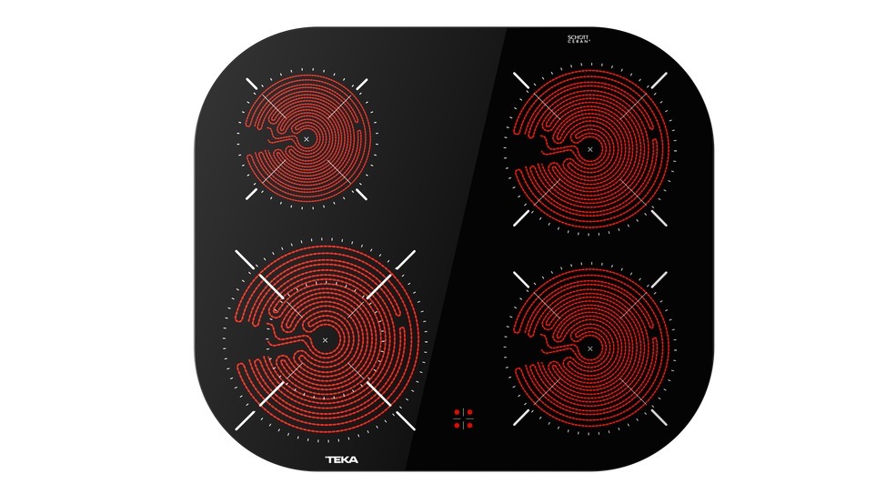 Placa Vitrocerámica Polivalente Teka TCC 64000 PLV | 4 Zonas