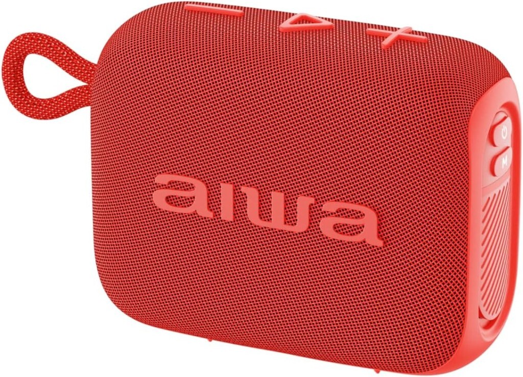 Altavoz Aiwa BS-210RD | 6 W RMS, Bluetooth, protección IPx6