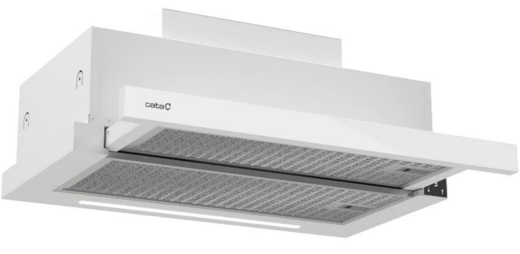 Campana Cata TFH6830GW | 60 cm, 795 m3/h, Blanca | Mi Electro