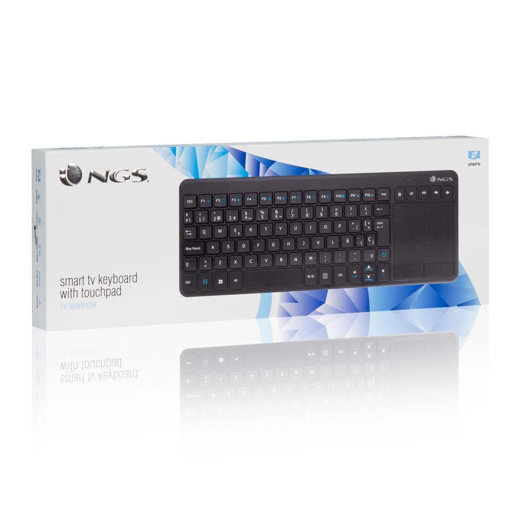 Teclado NGS Keyboard TV Warrior | Touchpad, Smart TV | Mi Electro