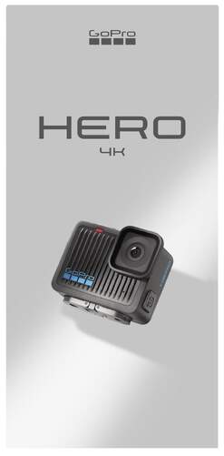 Cámara deportiva GoPro HERO | 4K30/25, HyperSmooth, Sumergible