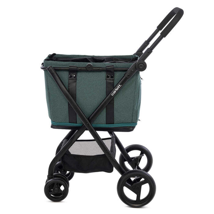 Carro-Compra Carlett Cube S Pine | 56 L extensible a 75 L, Verde