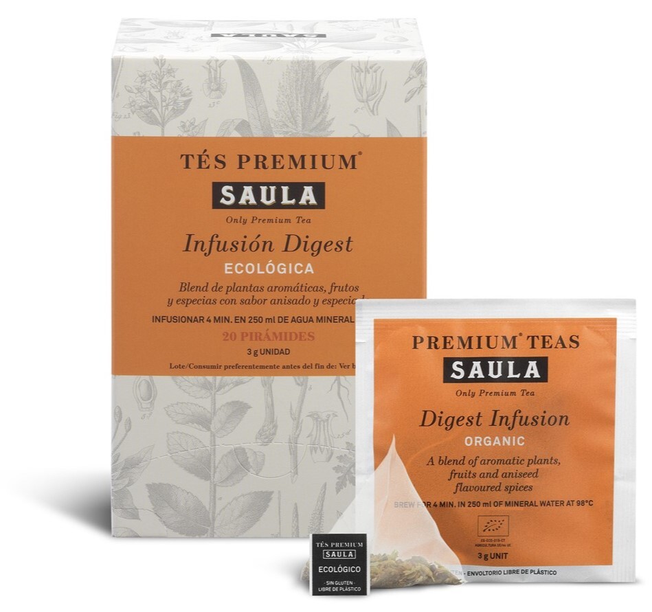 Estuche Saula Infusión Digest Pirámides | 20 Unidades