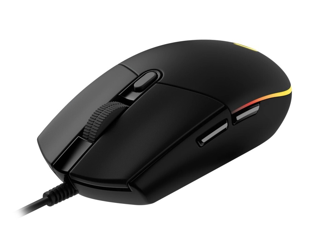 Ratón Logitech G203 Negro | 8000 dpi, 6 botones programables, 1 m