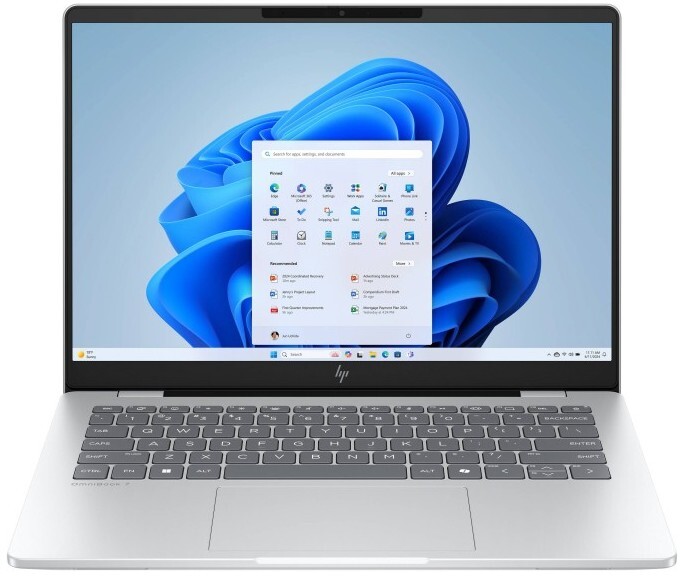 Pack Portátil HP 14-FR0017NS + Impresora HP 2810 - 14", Intel Cultra 7, 32 GB RAM, SSD 1 TB, Win 11H