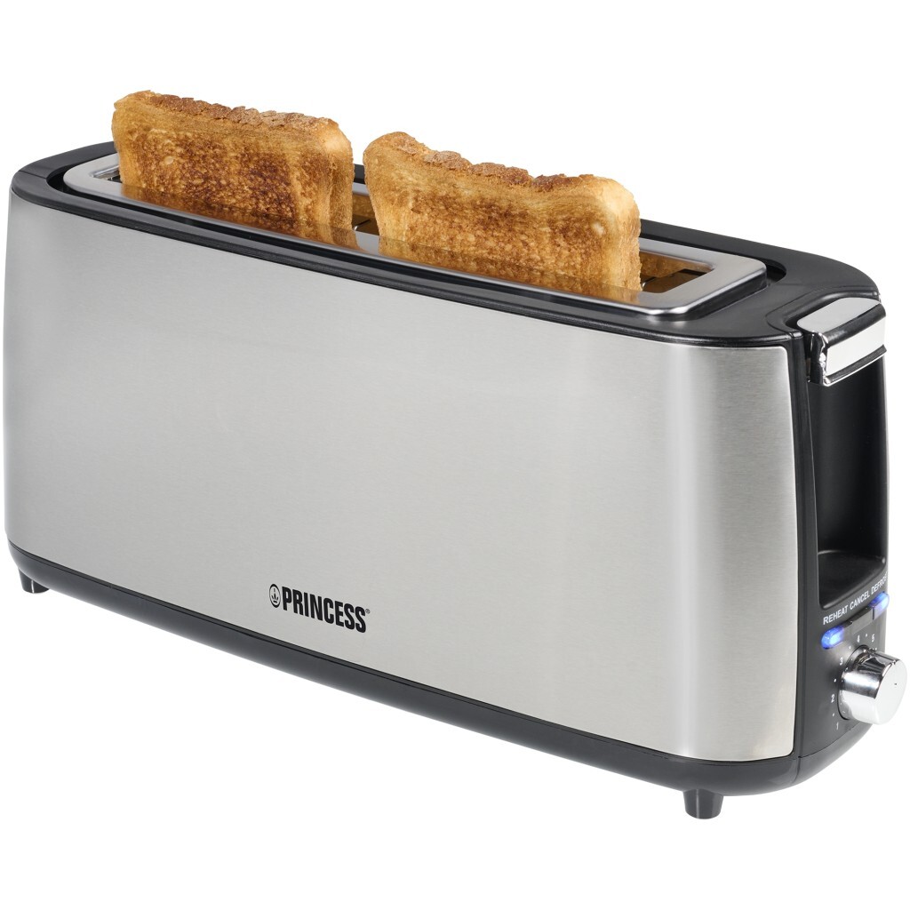 Tostadora Princess Exclusivo | 1 ranura larga, 900 W, Inox