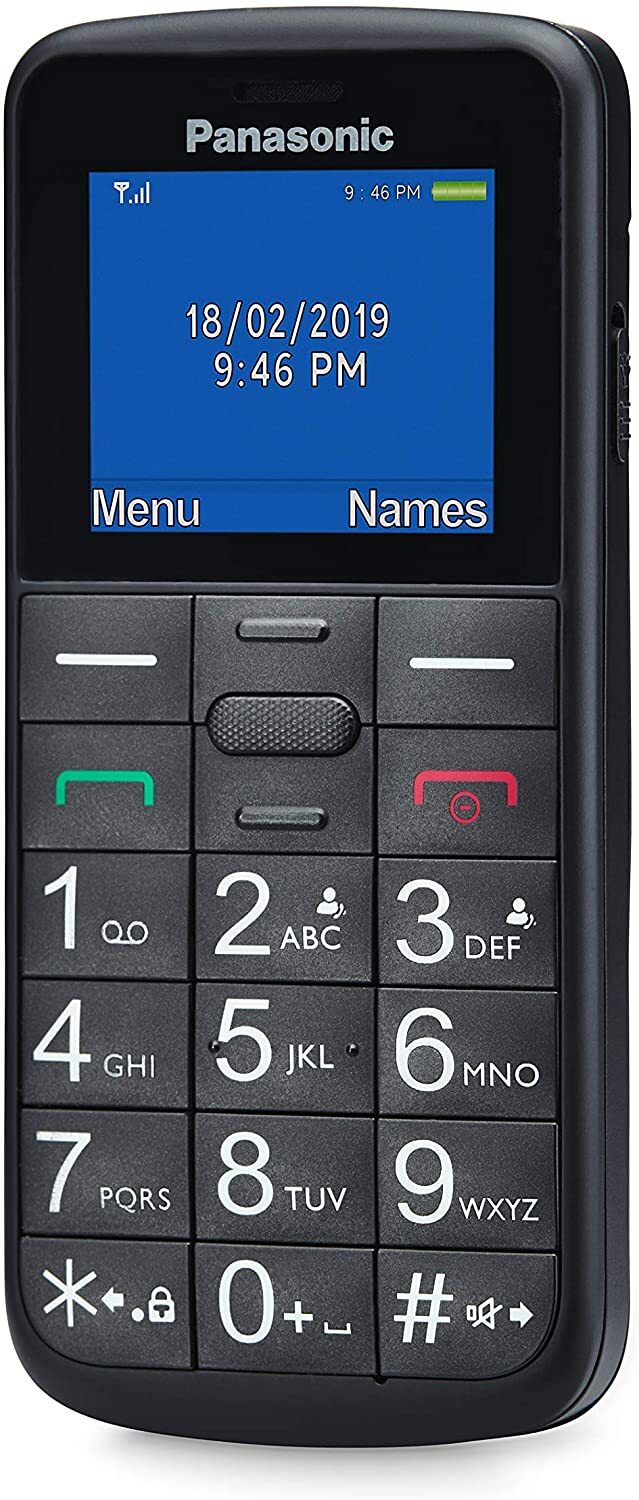 SeniorPhone Panasonic KX-TU110EX Negro | Pantalla 1.77"