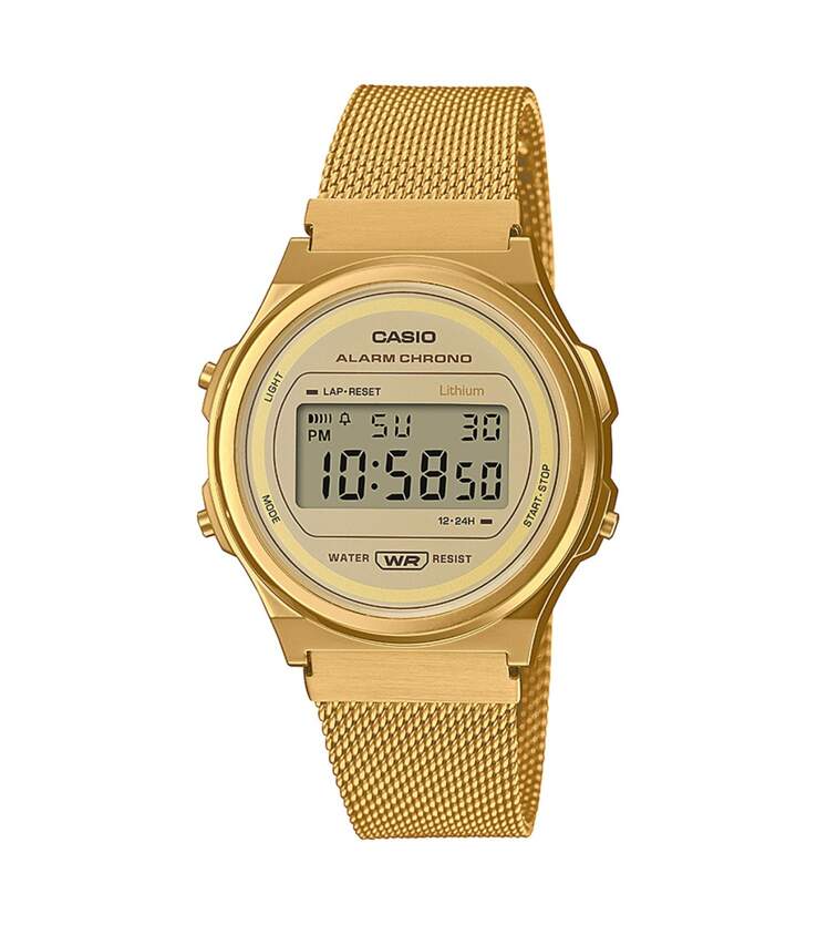 Reloj Casio Vintage Round A171WEMG-9AEF | Esfera digital circular