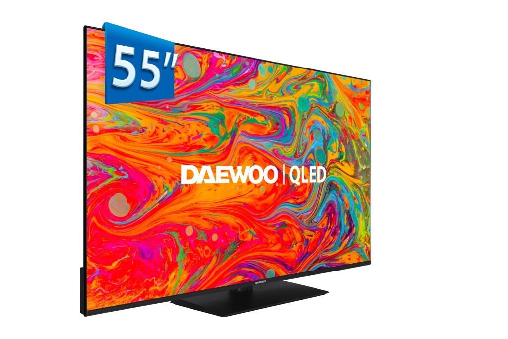 TV Daewoo 55" QLED 55DM65QV | 4K Ultra HD, Smart TV VIDAA