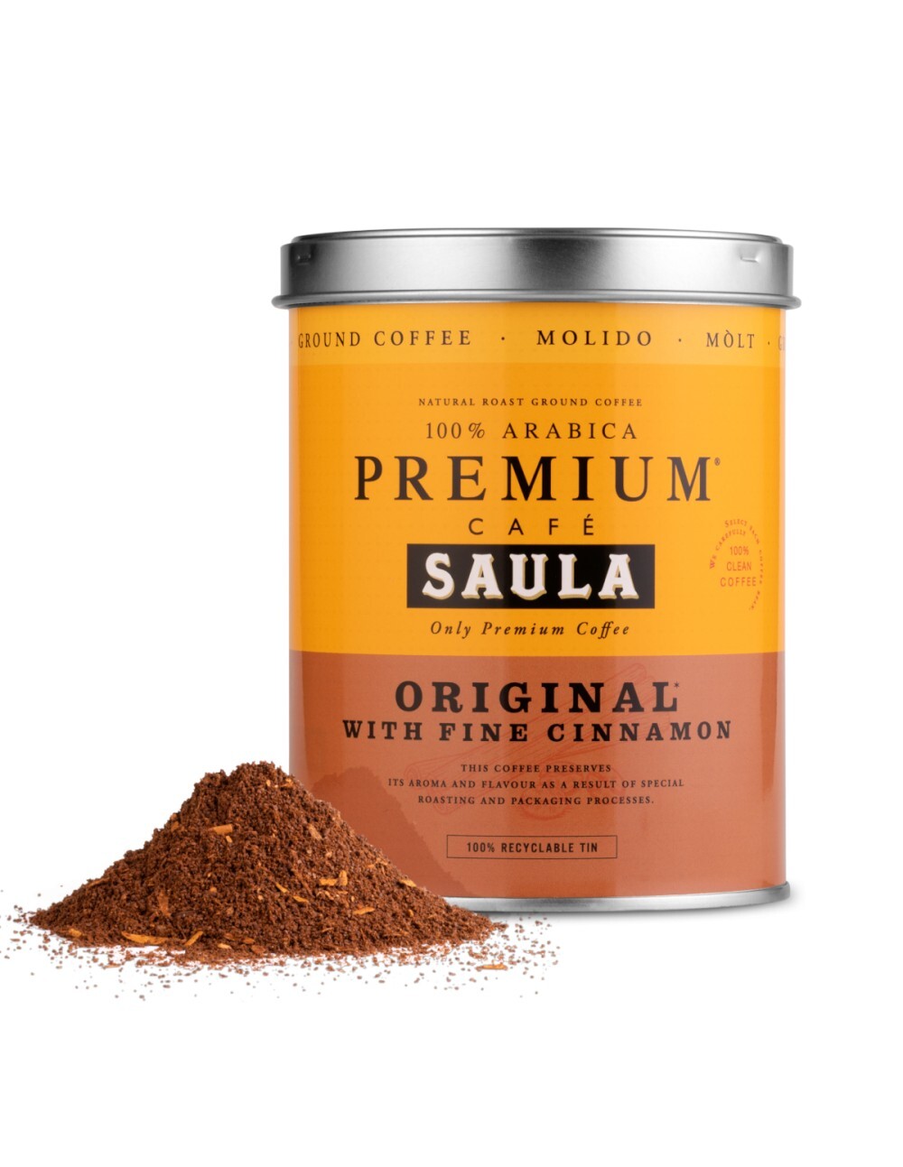 Café molido Saula 25124300 Original con canela, 250 g
