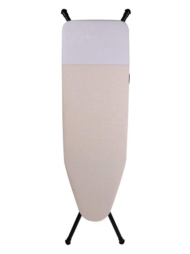 Tabla de planchar Rolser K09001 | 10 Posiciones, Beige, Púrpura
