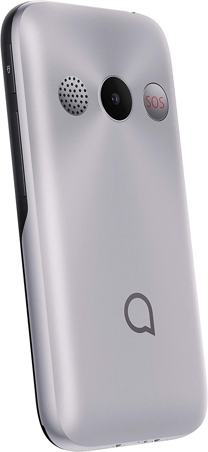 Alcatel 2019G Metallic Silver | 2.4", Teclas Grandes, Linterna
