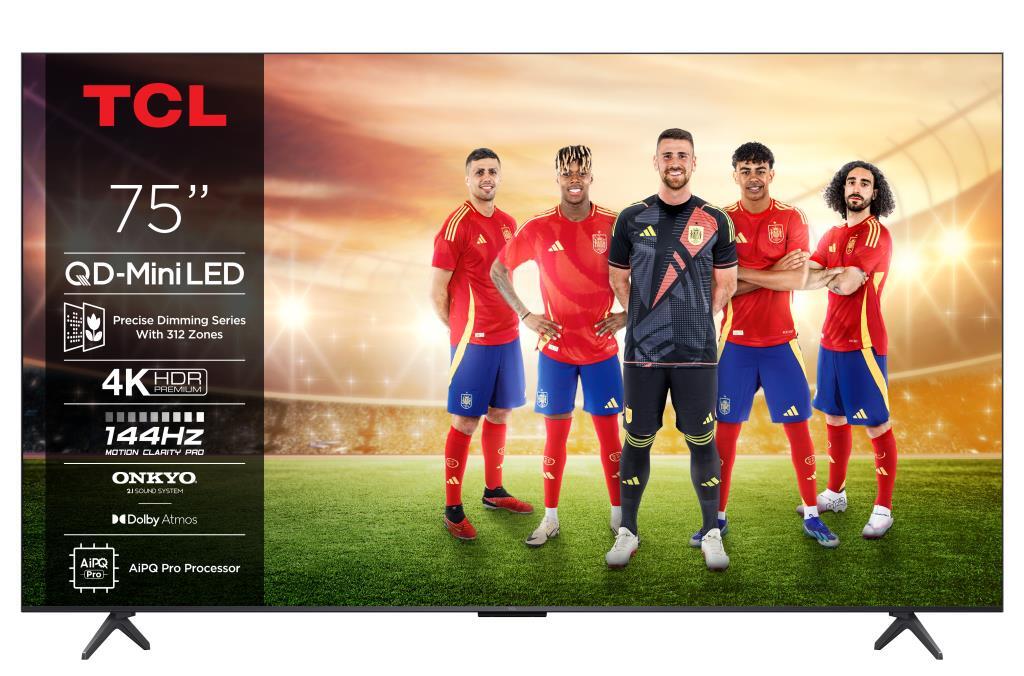 TV TCL 75" MiniLED 75C6K | 4K Ultra HD, Google TV, 144 Hz