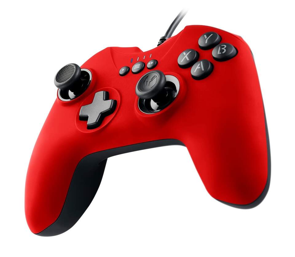 Mando PC Nacon CG-100XF Rojo | Disposición XBox, Cable 2m