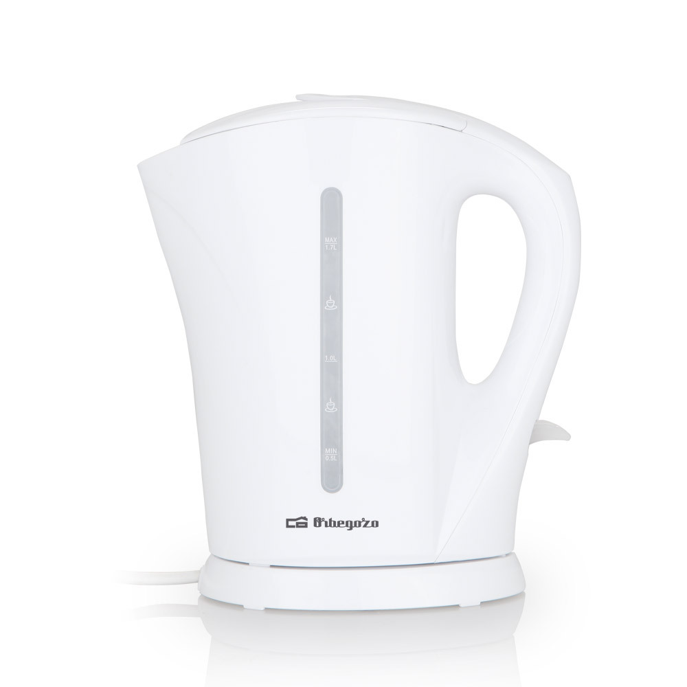 Hervidor Orbegozo KT6003 17276 | 1, 7 L, 2200 W, Blanco | Mi Electro