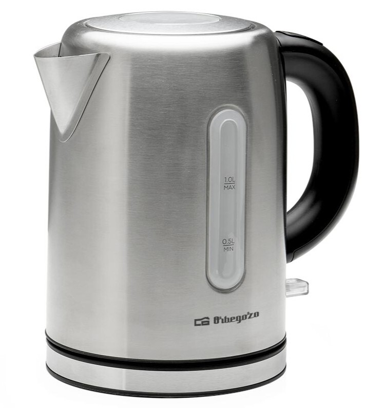 Hervidor Orbegozo KT6023 | 1 L, 2200 W, Inox | Mi Electro