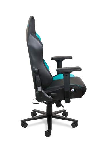Silla Gaming Nacon CH-800PRGB | PU negro y azul, luces RGB