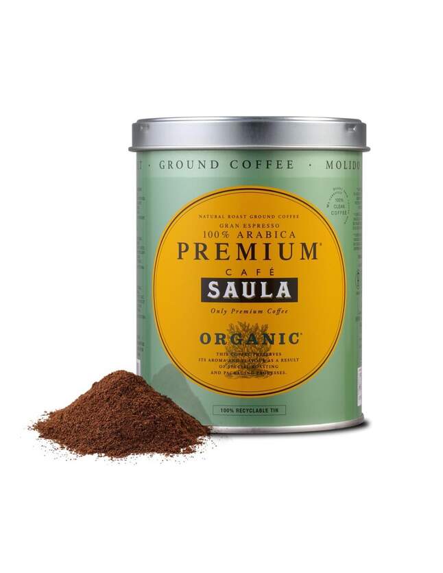 Café molido Saula 25124120 | Saula Premium Ecológico, 250 g