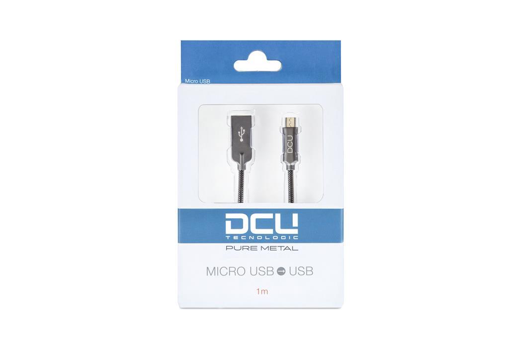 Cable DCU Micro USB a USB A | 1 metro, pure metal | Mi Electro