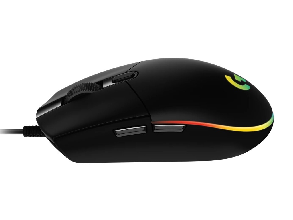 Ratón Logitech G203 Negro | 8000 dpi, 6 botones programables, 1 m
